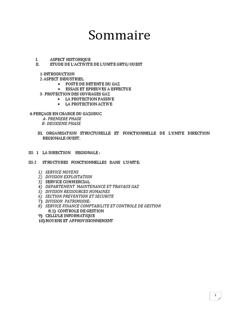 Rapport de STAGE | PDF