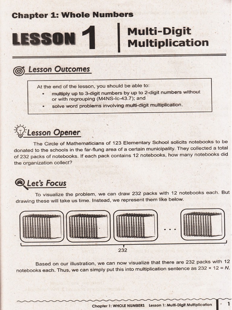 Whole Numbers | PDF | Multiplication | Exponentiation