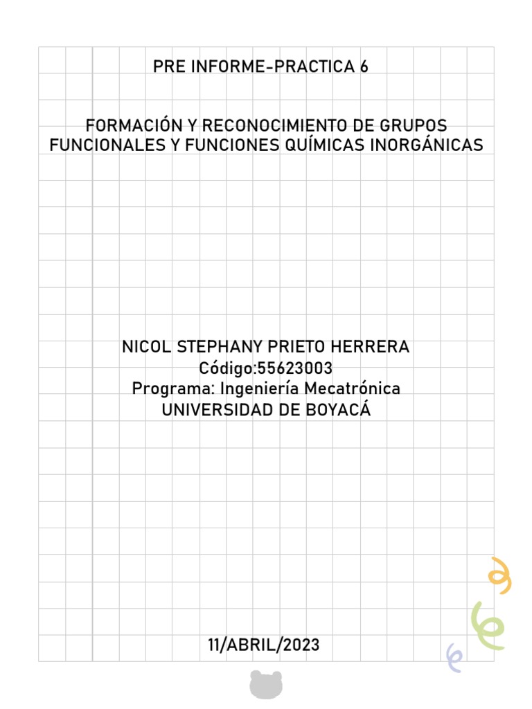 Pre Informe de Laboratorio Practica 6 | PDF