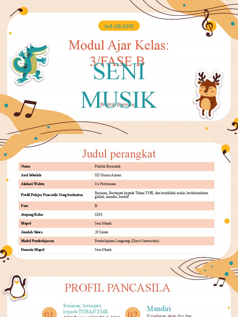 Modul Ajar Seni Musik | PDF