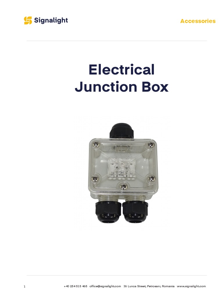 Electrical Junction Box | PDF