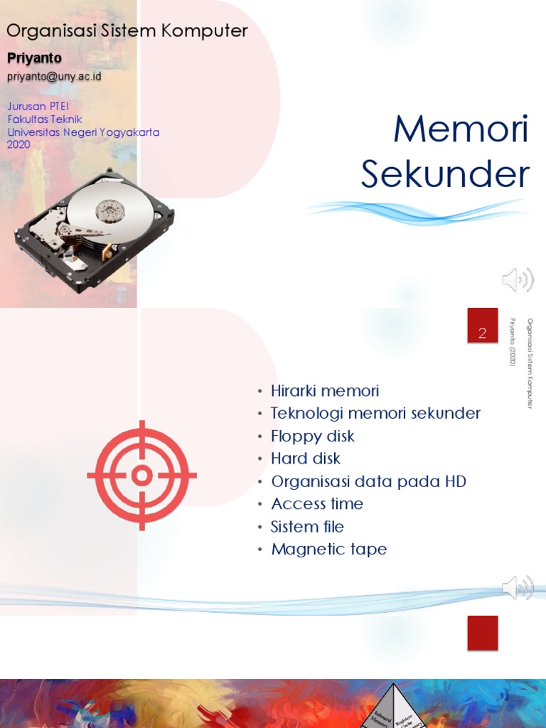 05 Memori Sekunder.pptx | PDF