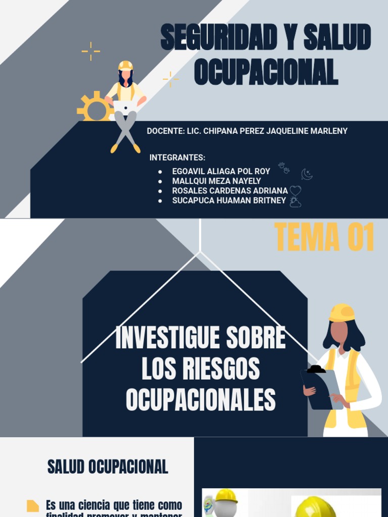 Seguridad y Salud Ocupacional | PDF | Riesgo | Seguridad y salud ocupacional