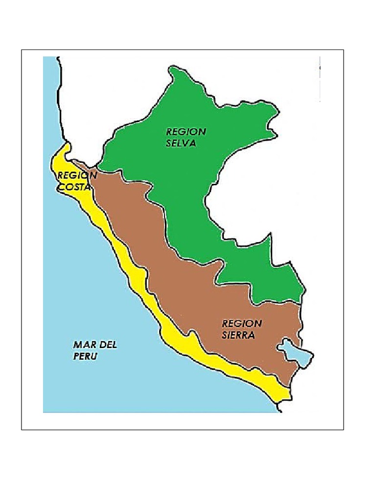 Mapa Regiones Del Peru | PDF