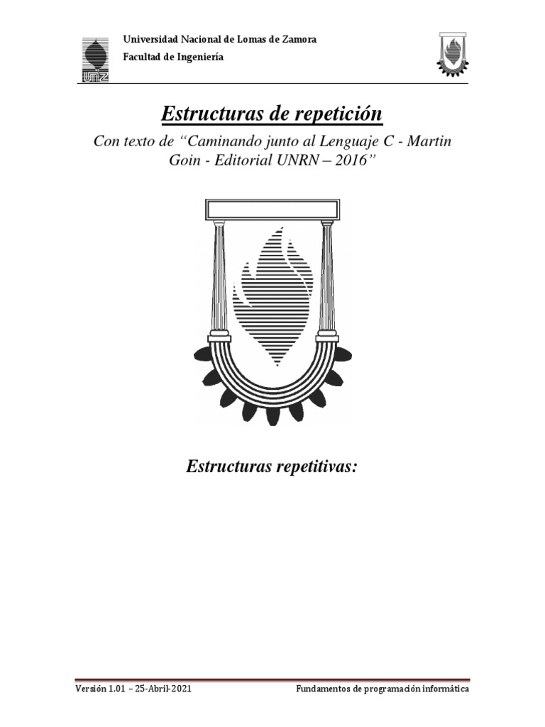 U4 - Módulo - Estructuras de Repeticion - Version 1.02 13-Mayo-2021 ...