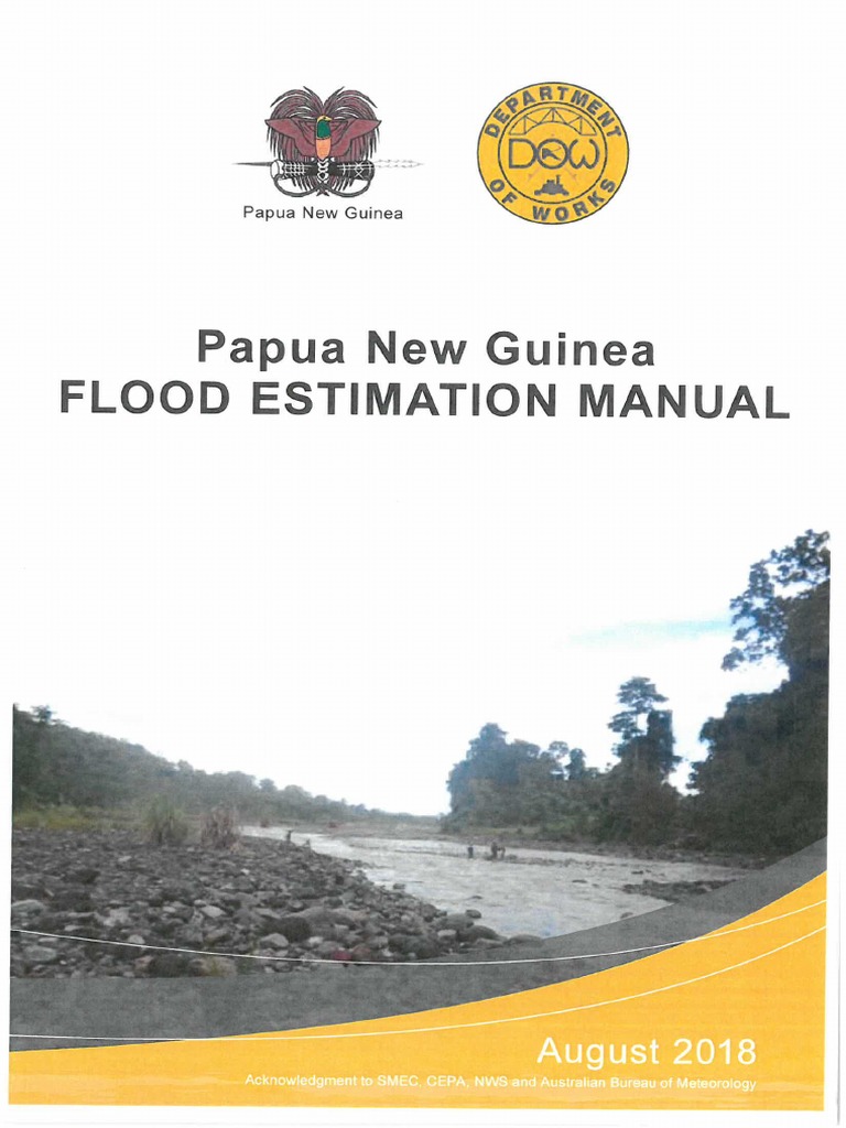 PNG Flood Estimation Manual - August 2018 | PDF