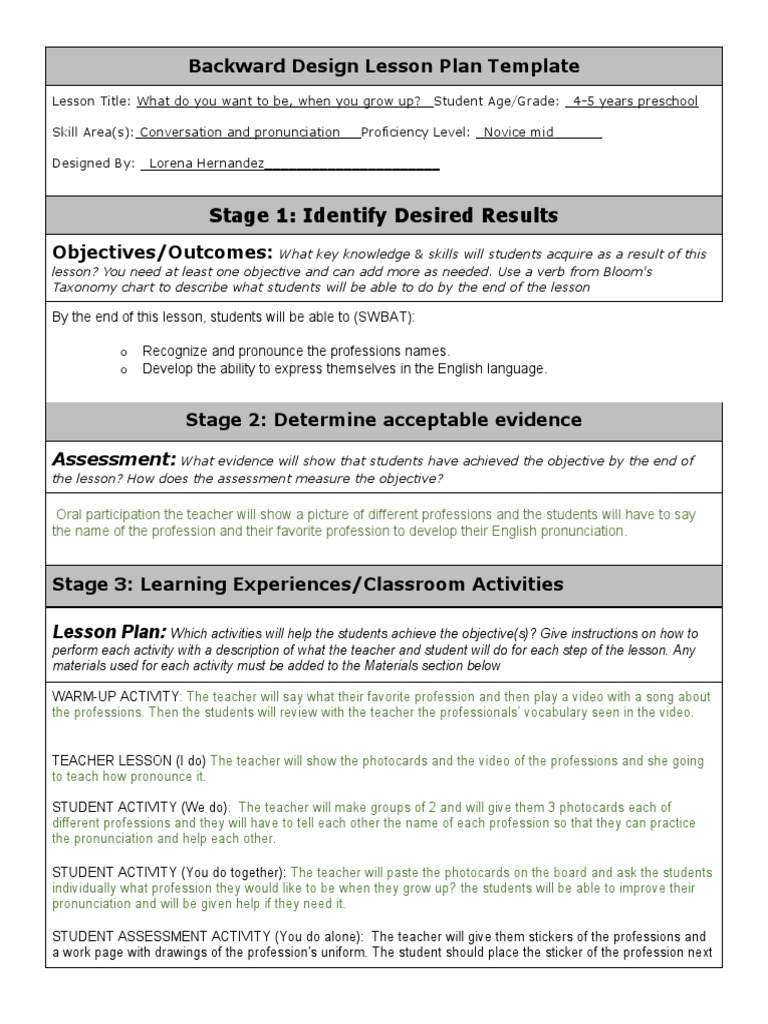 Tesol101 Documents 50 Minute Lesson Plan | PDF | Lesson Plan | Teachers