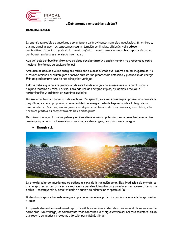 2023 1 Energias Limpias | PDF | Energía renovable | Energía eólica