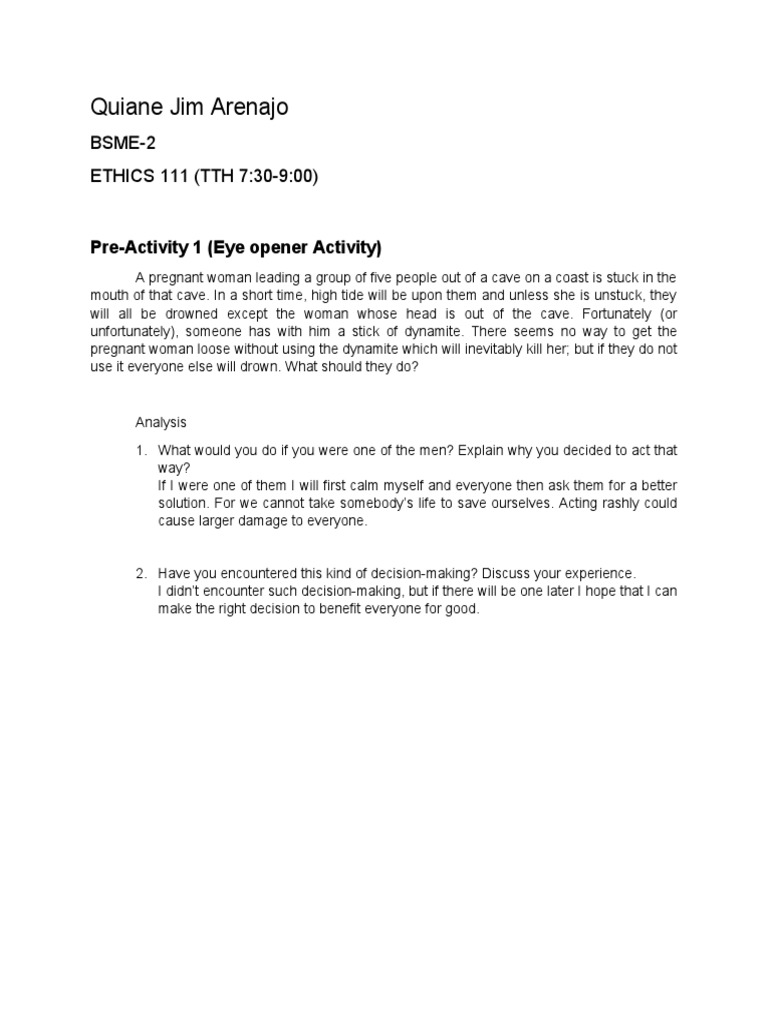 Ethics 111 | PDF Ethics 111 | PDF