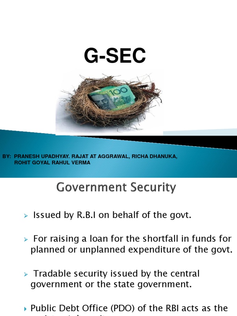 Understanding Government Securities | PDF | Bond Duration | Bonds (Finance)