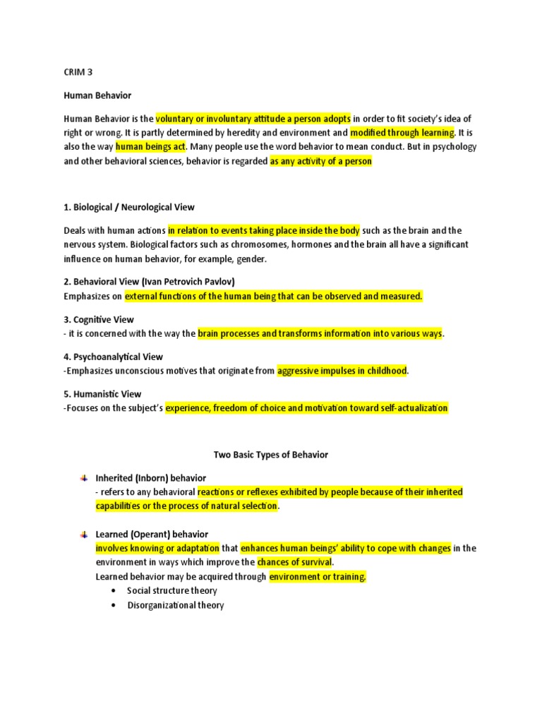 Crim 3 | PDF | Mental Disorder | Extraversion And Introversion