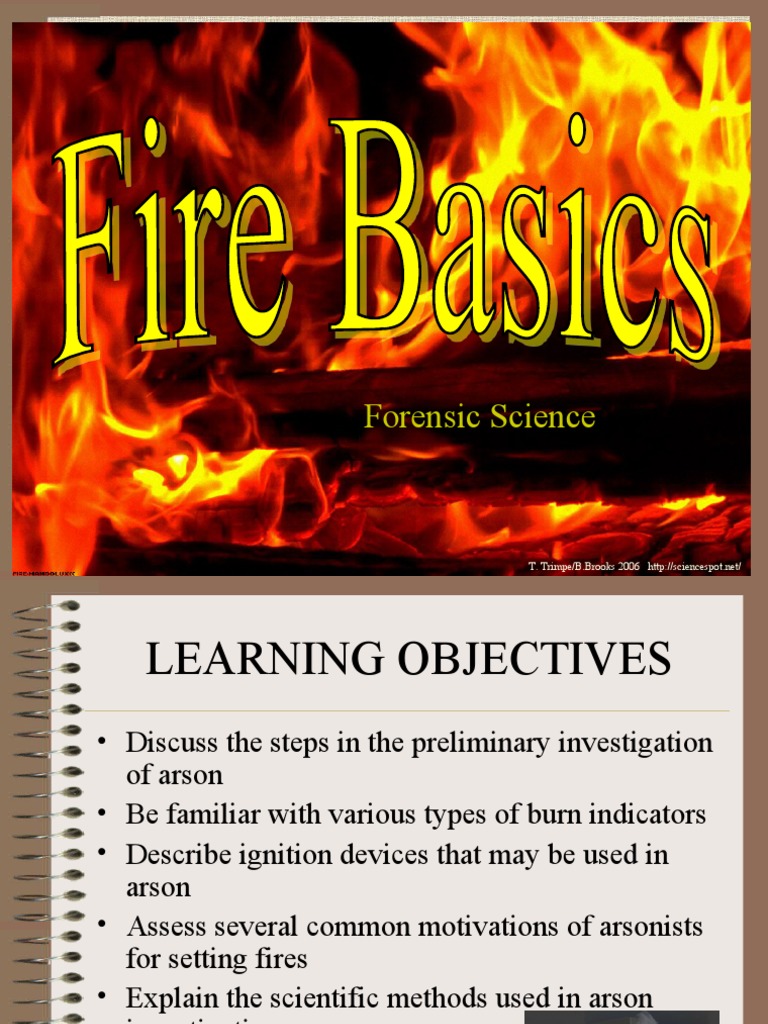 Arson Investigation | PDF | Fires | Combustion