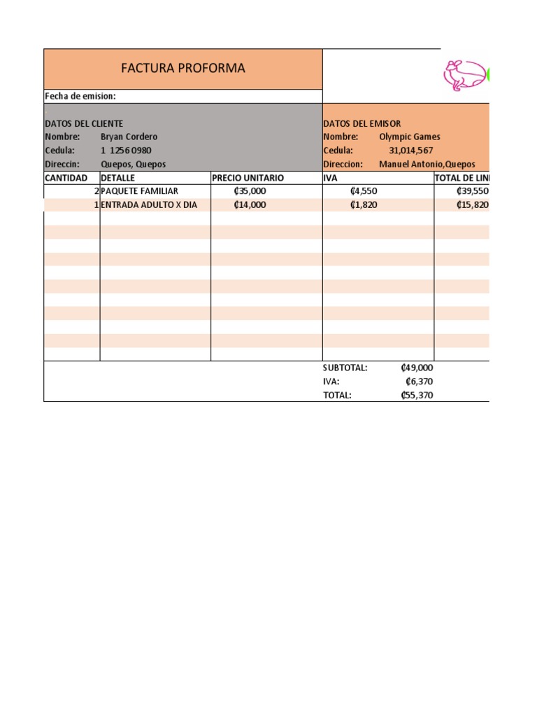 Factura Proforma | PDF