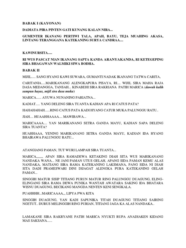 Fragmen Ram Sita | PDF