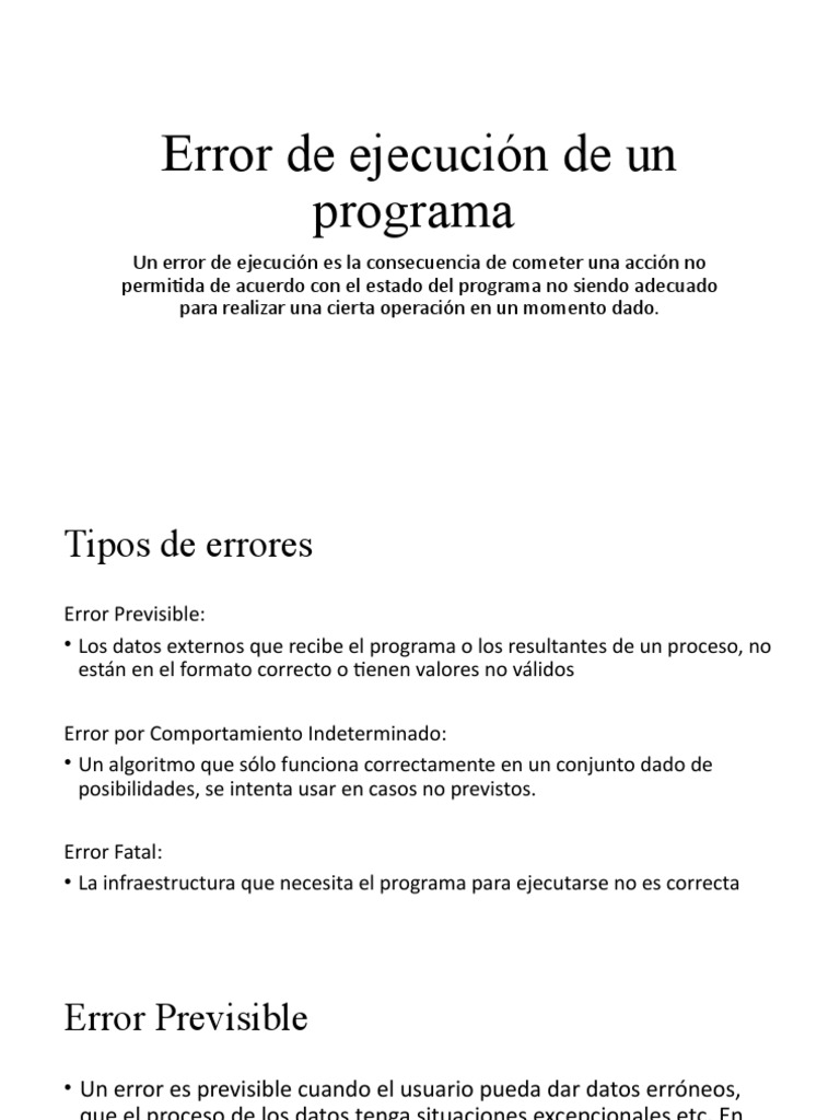 Resumen POO Excepciones | PDF | Error de programación | Programa de computadora
