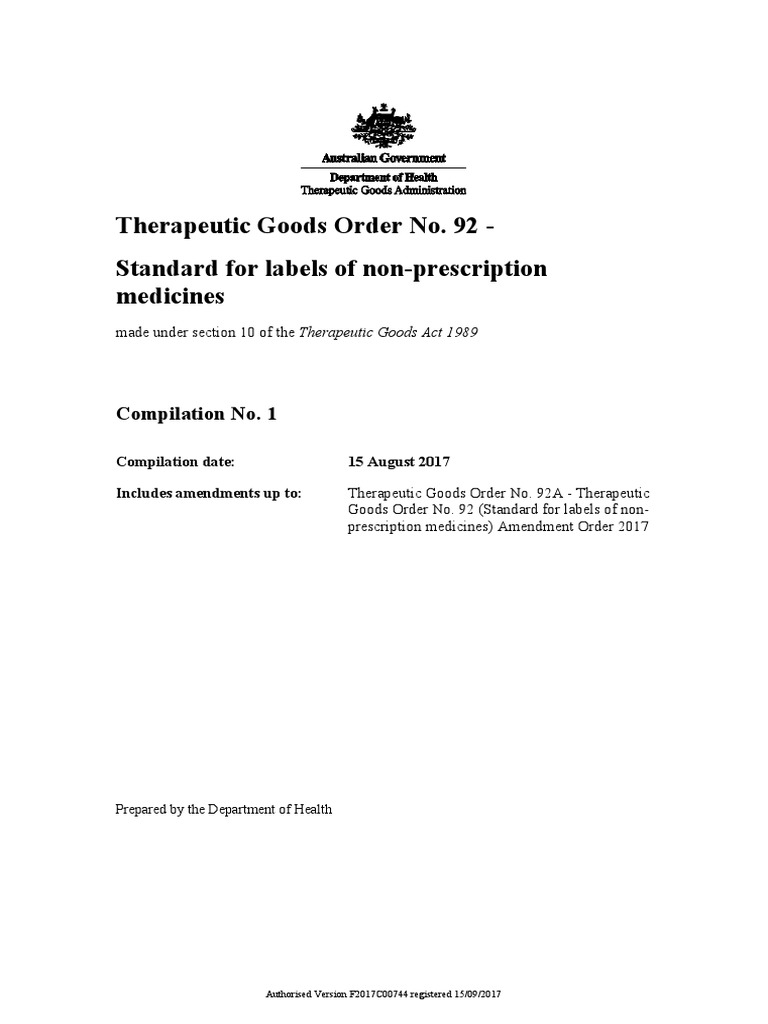 Non-Prescription Medicine Labels | PDF | Medical Prescription | Homeopathy
