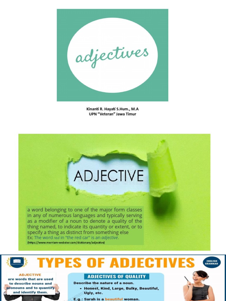 Adjective | PDF