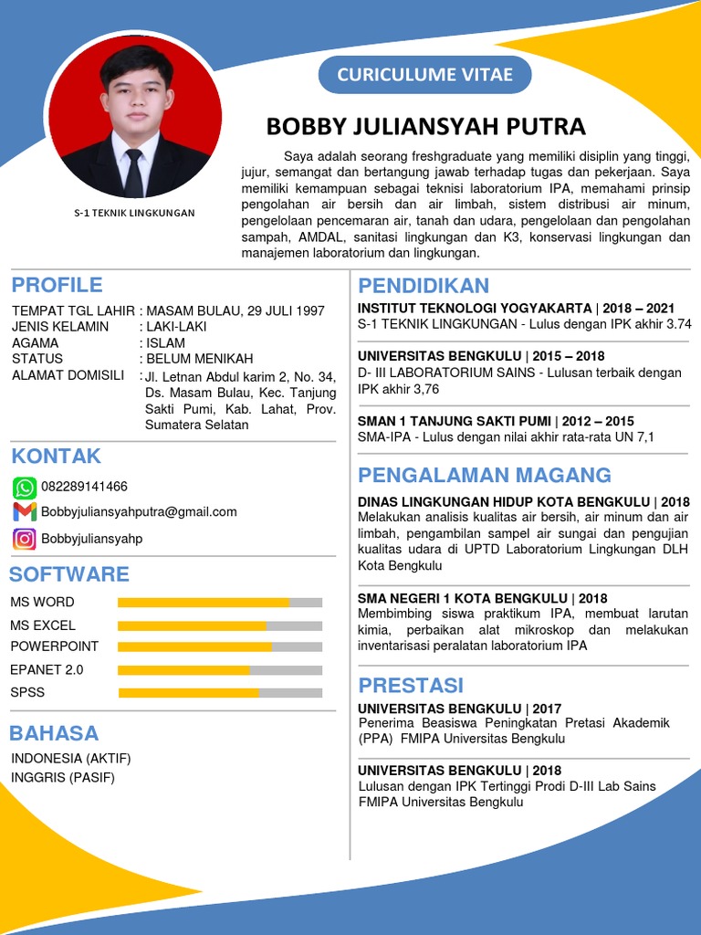CV Bobby Juliansyah P | PDF
