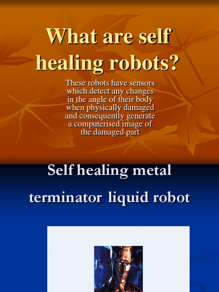 What Are Self Healing Robots | PDF