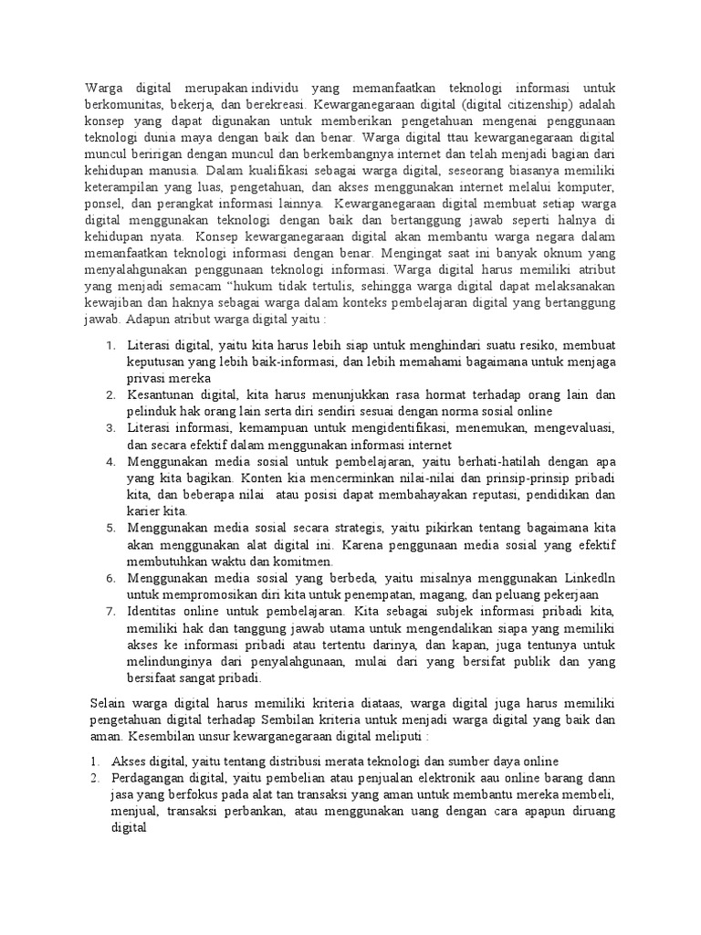 Diskusi 8 Belajar Di Era Digital | PDF