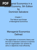 Managerial Economics by Dominick Salvatore PDF | PDF | Demand | Derivative