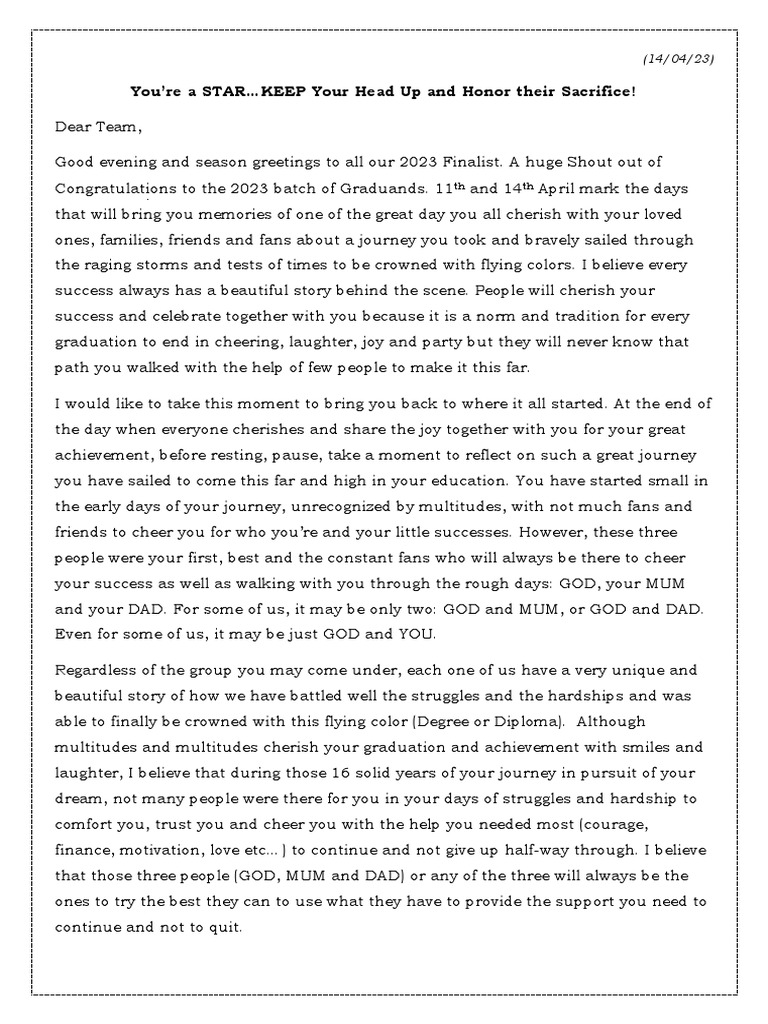 Honor their Sacrifice | PDF