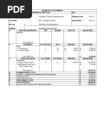 Program of Works Template | PDF | Construction Aggregate | Cost