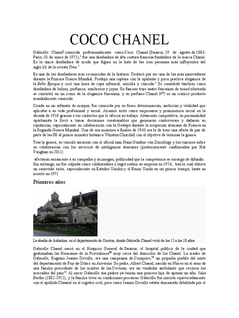 Coco Chanel Esp | PDF