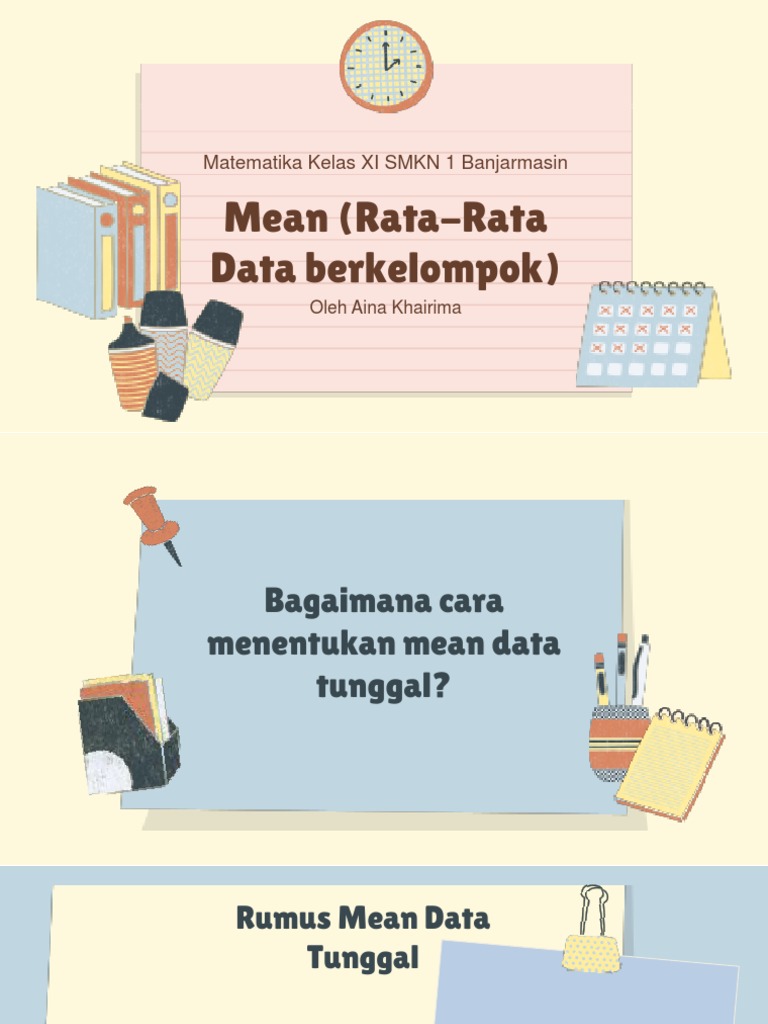 Mean Data Sementara | PDF