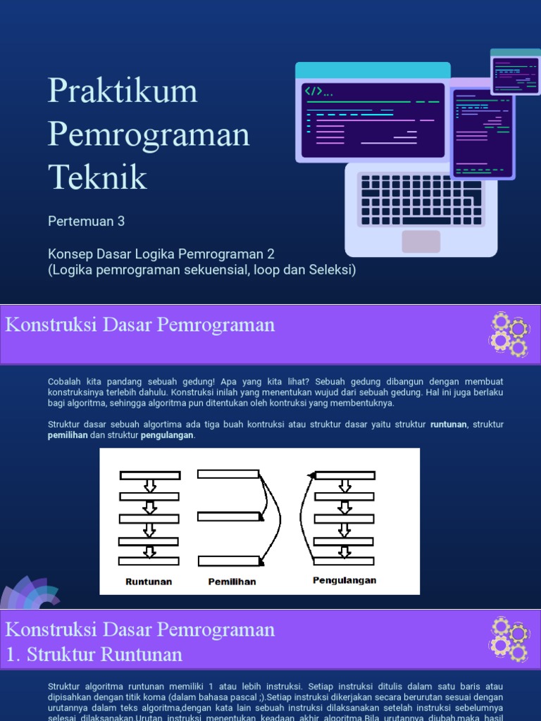 03 - Prak Pemrograman Teknik (Pertemuan 3) | PDF