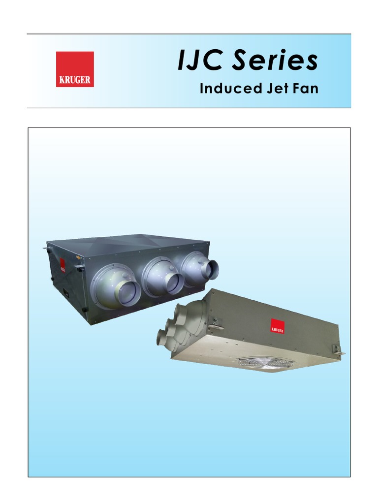 Induced Jet Fan IJC Series Specs | PDF | Mechanical Engineering ...