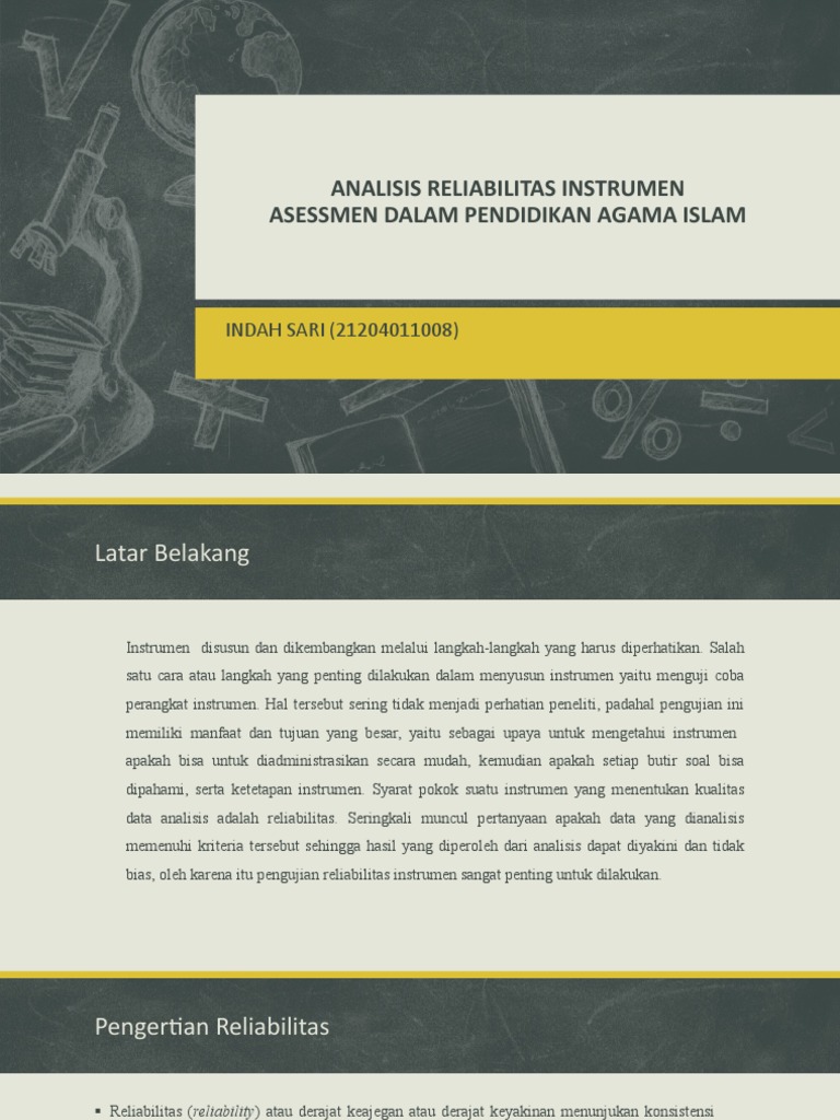 Analisis Reliabilitas | PDF