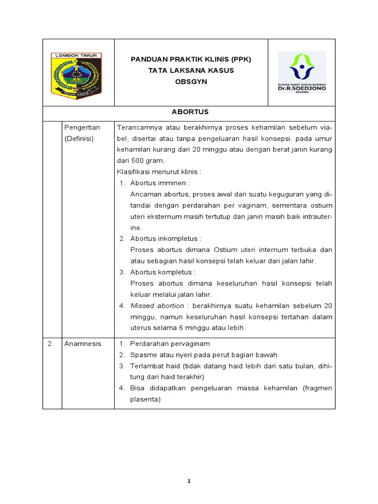 PPK Obsgyn Edit 2022 | PDF