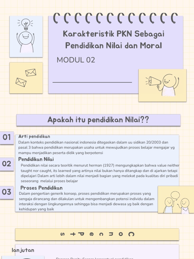 MODUL 02 Pendidikan PKN Di SD PDGK4201 | PDF