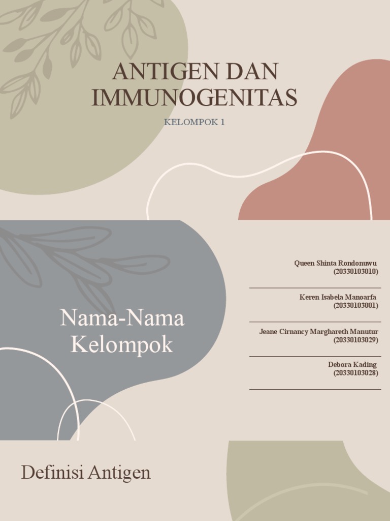 Antigen Dan Imunnogenitas - 100537 | PDF