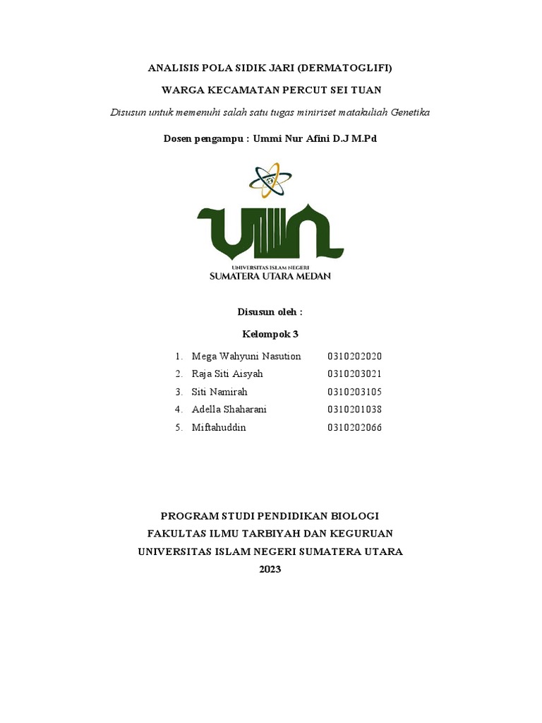 Mini Riset Genetika Kel 3 | PDF
