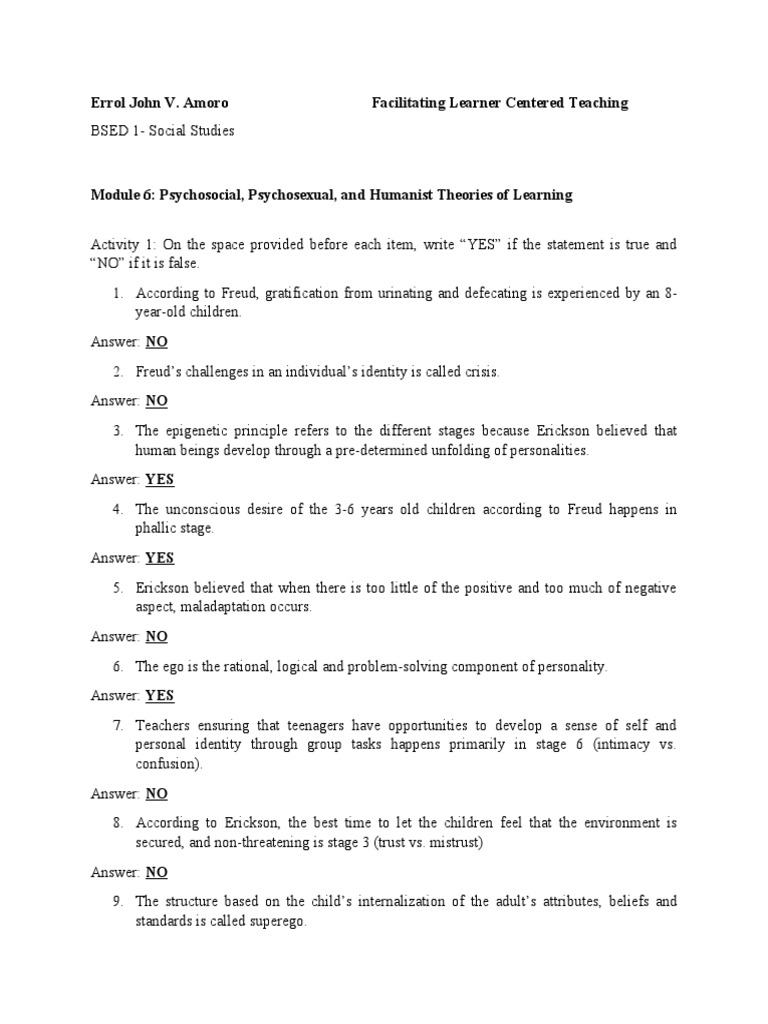FLCT Module 6 Learning Task | Download Free PDF | Curriculum | Learning