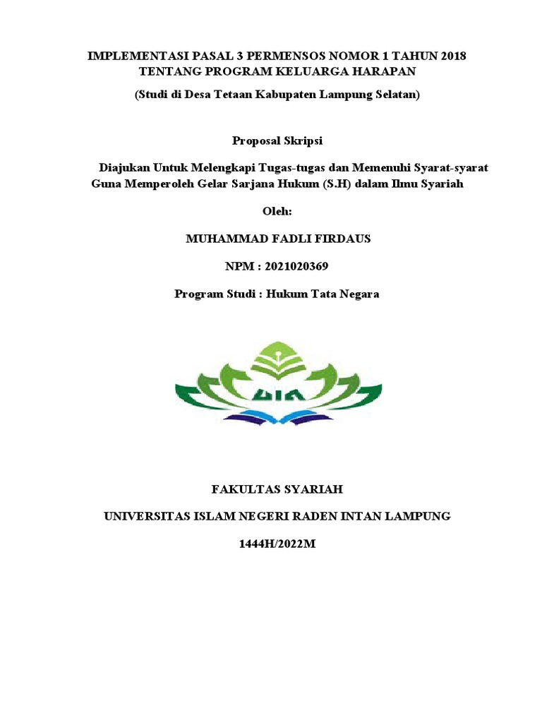 Muhammad Fadli Firdaus | PDF