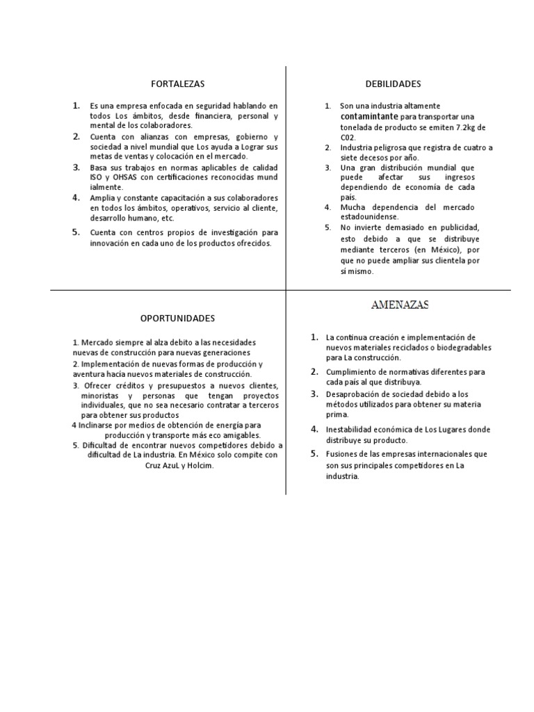 Foda Cemex | PDF | Business | Economias