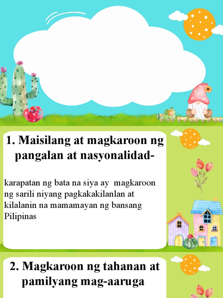 Karapatan NG Bata | PDF