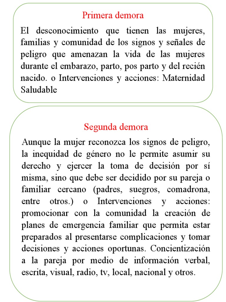 4 demoras. | PDF