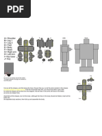 Dummy 13 Instructions A4 | PDF | Musculoskeletal System