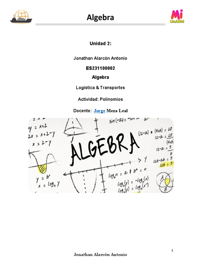 Lalg U2 A1 | PDF