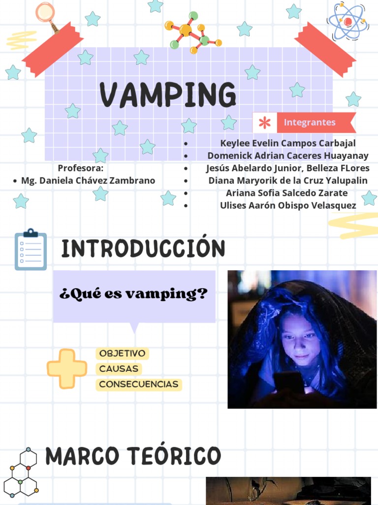 Consecuencias y prevención del vamping | PDF | Sicología