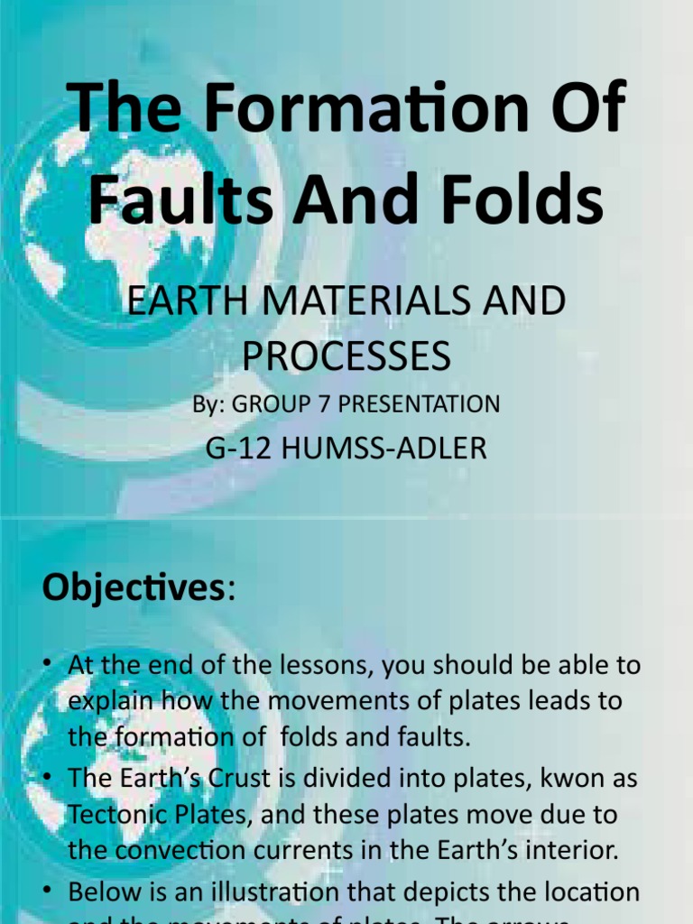 Plate Movements: Folds and Faults Explained | PDF | Fault (Geology ...