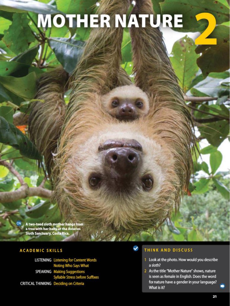 Pathways Unit 2 - Mother Nature | PDF