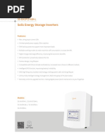 Solis 50kW Hybrid Inverter Datasheet | PDF | Electrical Grid | Power ...