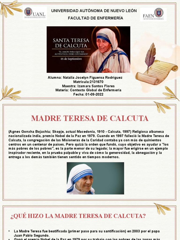 Madre Teresa de Calcuta | PDF | Madre Teresa