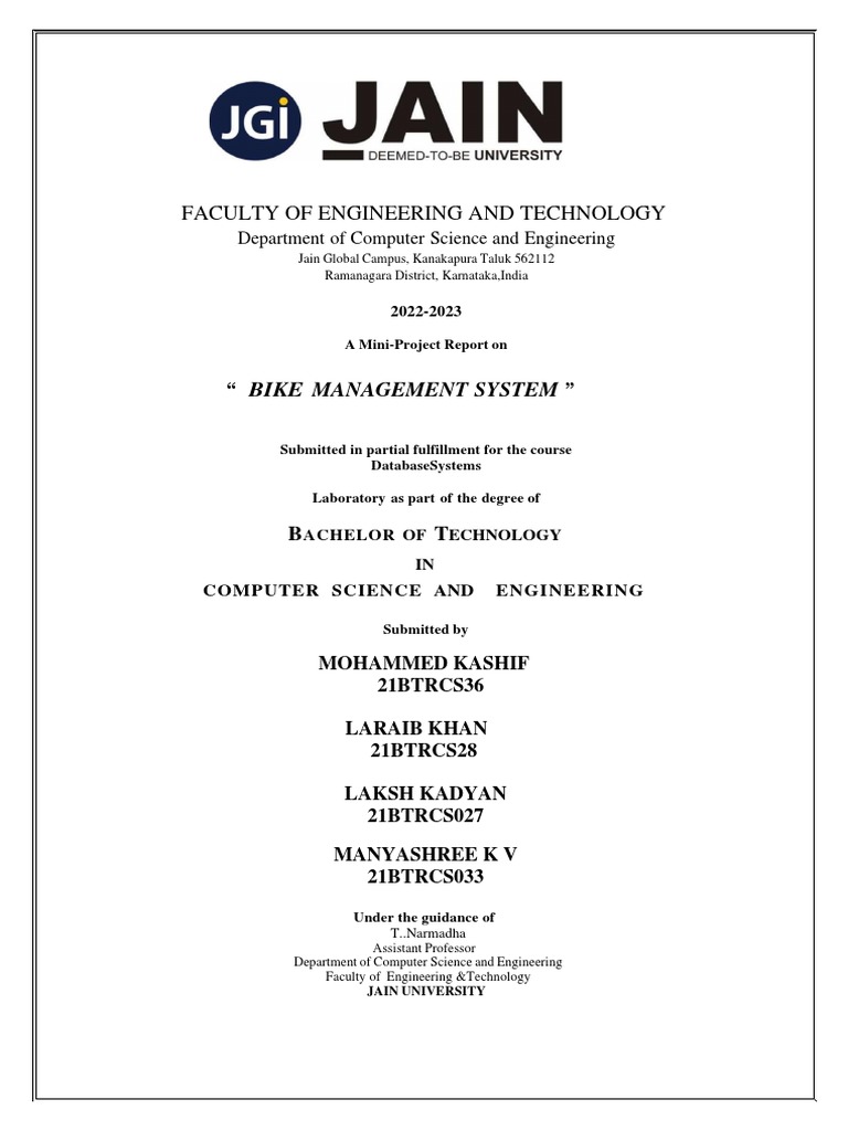 Bike Booking System Final | PDF | Databases | World Wide Web