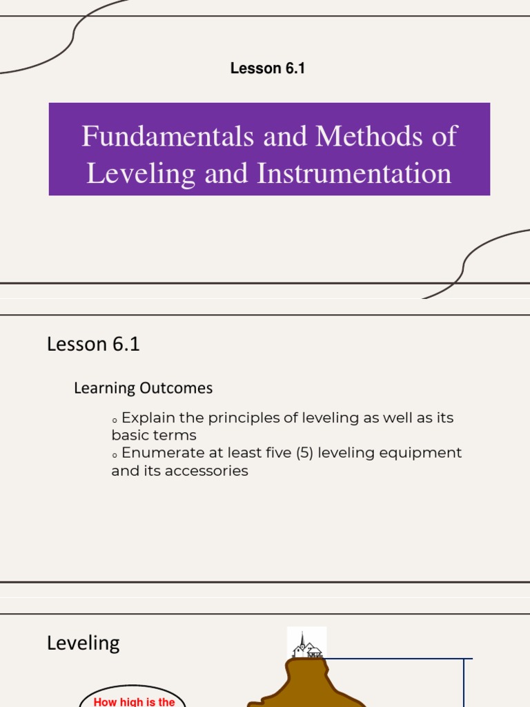 Module 6 - Leveling | PDF | Metrology | Science